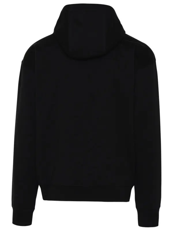 Versace Logo Printed Hooded Sweatshirt