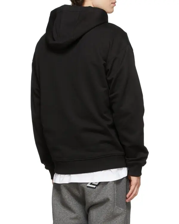Versace Logo Printed Hooded Sweatshirt