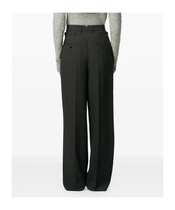 AMI Paris High-waisted Pleated Trousers