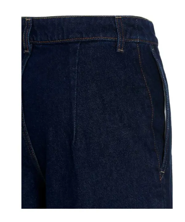Magda Butrym Belted Jeans - Black