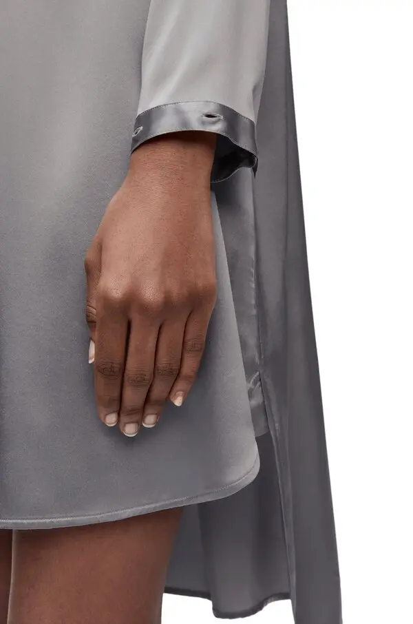Loewe Deconstructed Silk Shirt Dress