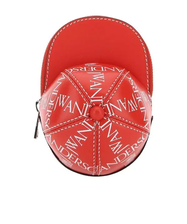 J.W.ANDERSON Nano Zipped Cap Bag - Red