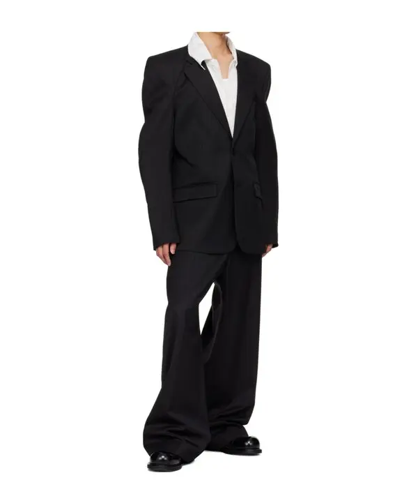 Vetements Pleated Wide-leg Trousers