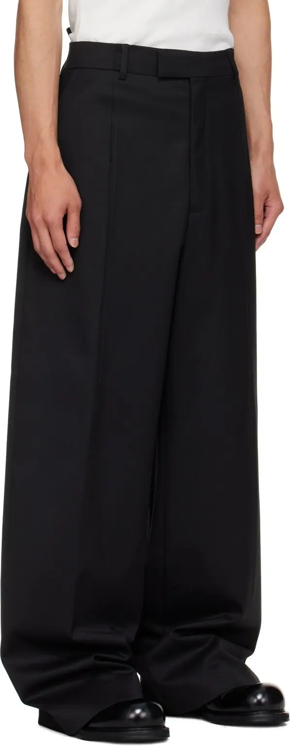 Vetements Pleated Wide-leg Trousers