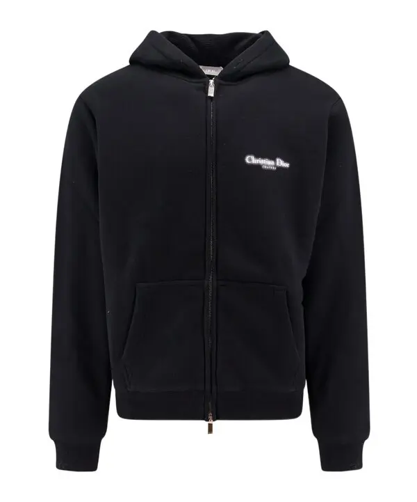 Dior Zipped Hooded Sweatshirt