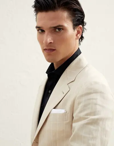 Brunello Cucinelli Contrasting-trim Detail Handkerchief
