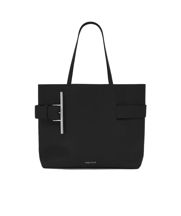Alexander McQueen T-bar Sling Tote Bag - Black
