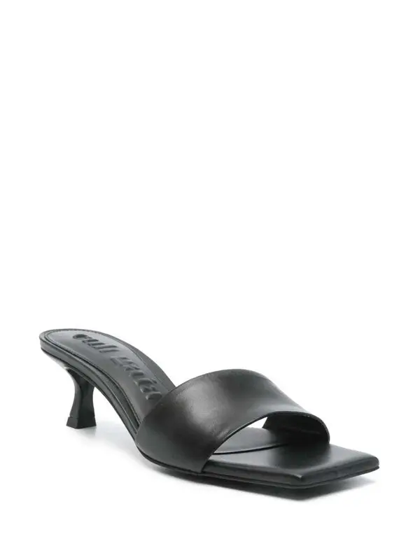 Cult Gaia Square Toe High Heel Sandals