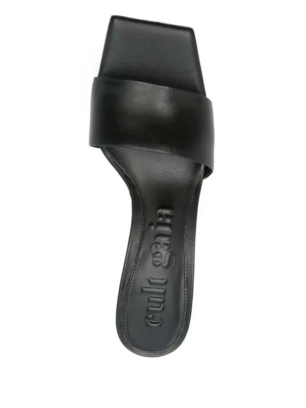 Cult Gaia Square Toe High Heel Sandals
