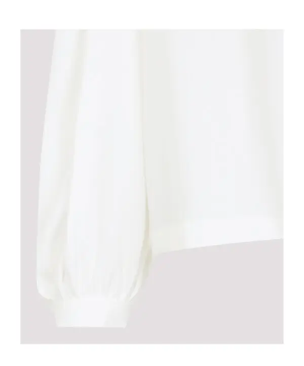Giambattista Valli Pussy Bow-collar Blouse - White