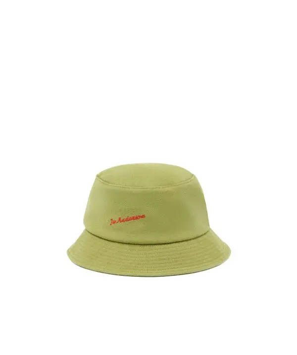 J.W.ANDERSON Anchor Logo Bucket Hat - Olive
