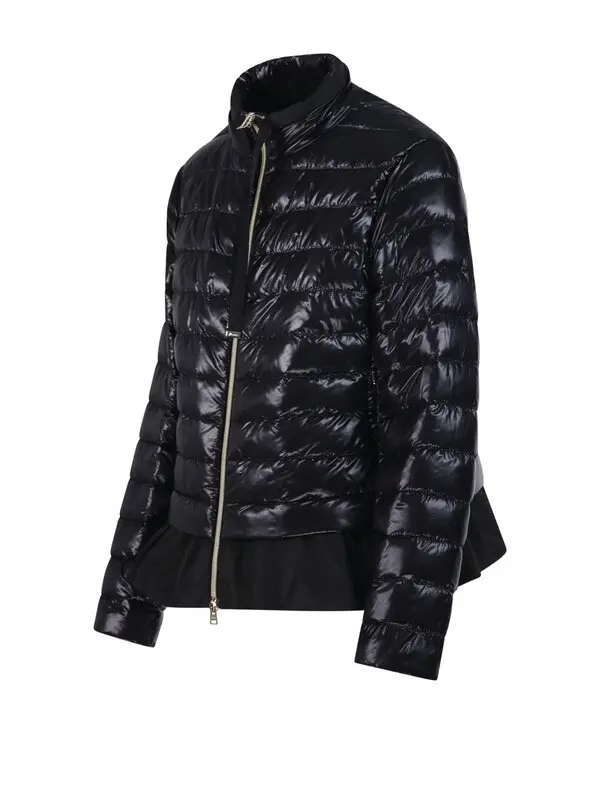Herno Zip-up Drawstring Jacket - Black