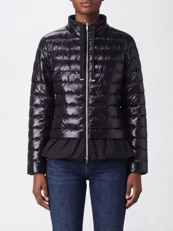 Herno Zip-up Drawstring Jacket - Black