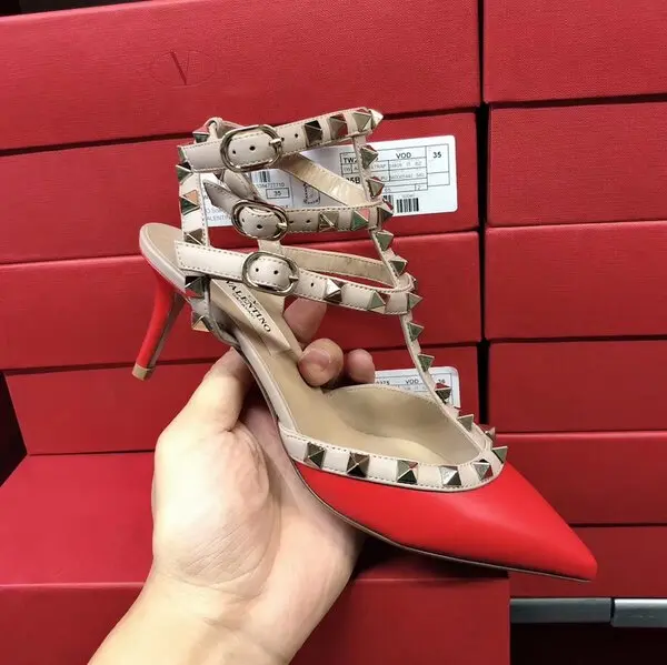 Valentino Garavani Rockstud 65mm Caged Pumps