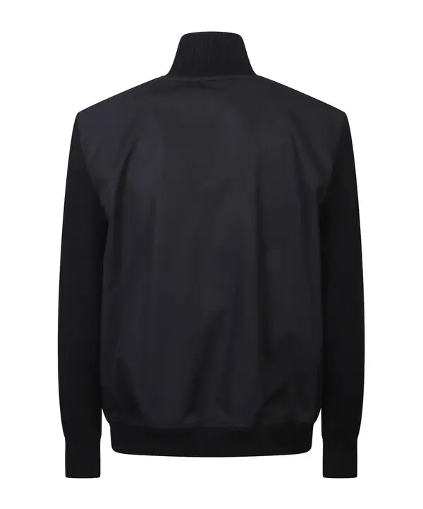 Stone Island Flap-pocket Panelled Jacket - Black