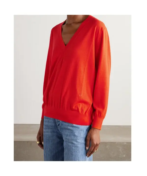 Bottega Veneta V-neck Fine Knit Jumper