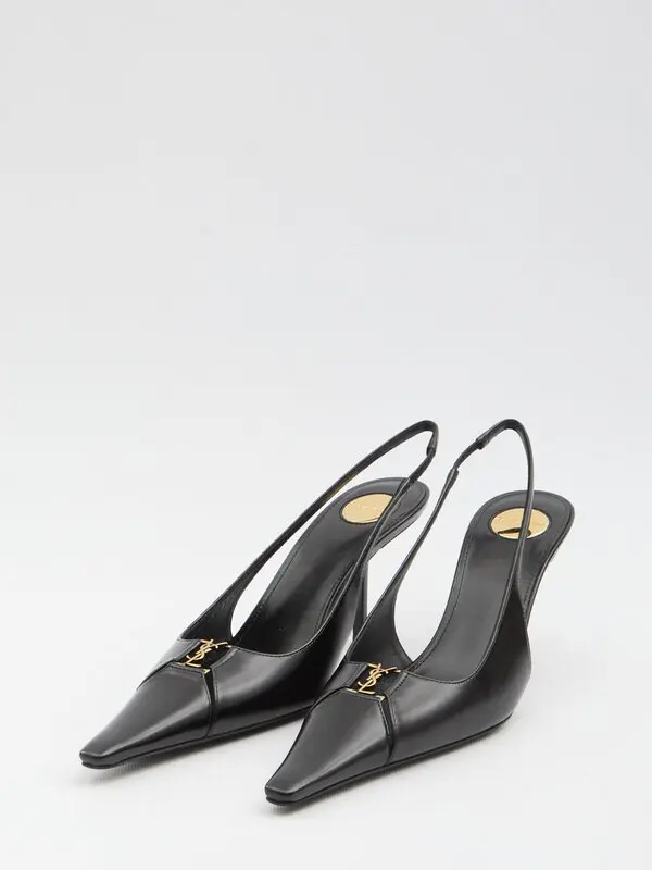 Saint Laurent Babylone Bretuil Slingback Pumps