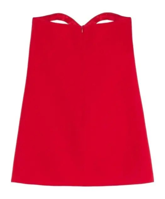 Valentino Garavani Embellished Heart Strapless Mini Dress