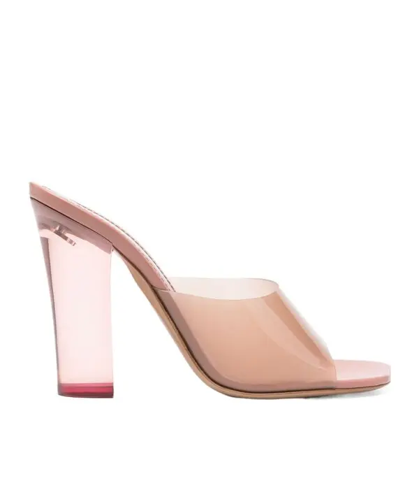 Paris Texas 100mm Ava Mule - Nude
