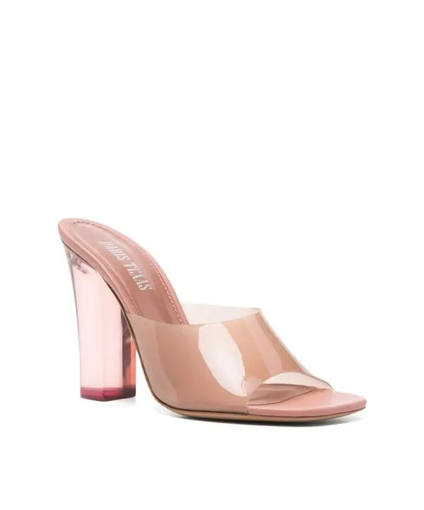 Paris Texas 100mm Ava Mule - Nude