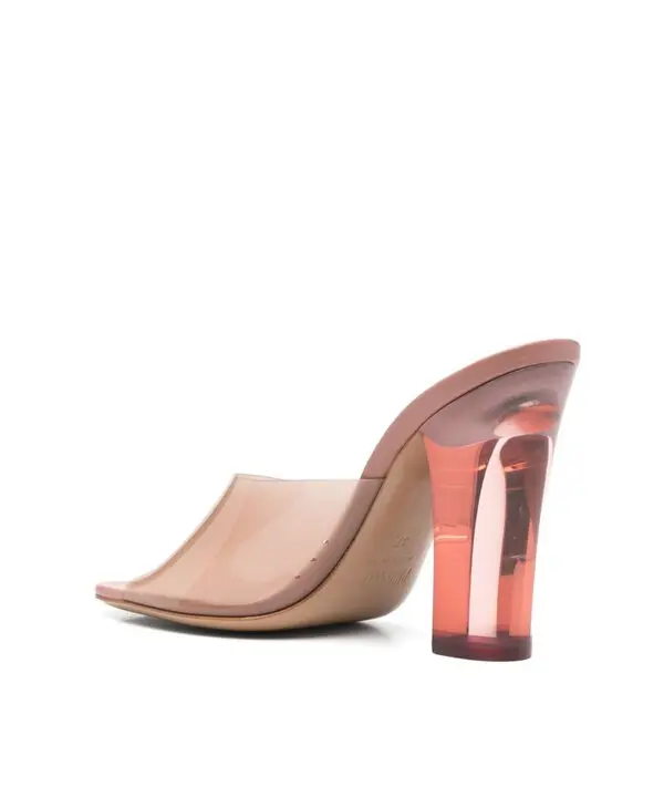 Paris Texas 100mm Ava Mule - Nude