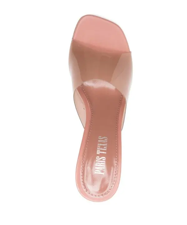Paris Texas 100mm Ava Mule - Nude