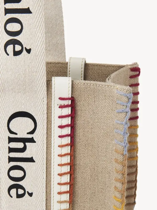 Chloé Medium Woody Tote - Nude