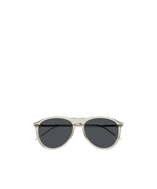 Saint Laurent Aviator Frame Sunglasses - Black