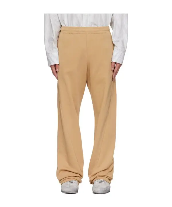 MAISON MARGIELA Drawstring Sweatpants - Ocre