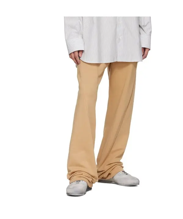 MAISON MARGIELA Drawstring Sweatpants - Ocre