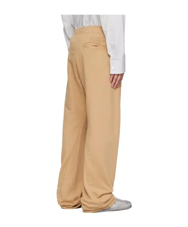 MAISON MARGIELA Drawstring Sweatpants - Ocre
