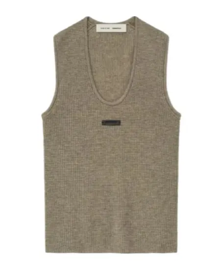 Fear Of God Logo Patch Ribbed Tank