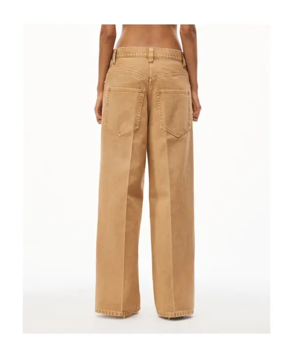 Alexander Wang Belted Wide-leg Jeans
