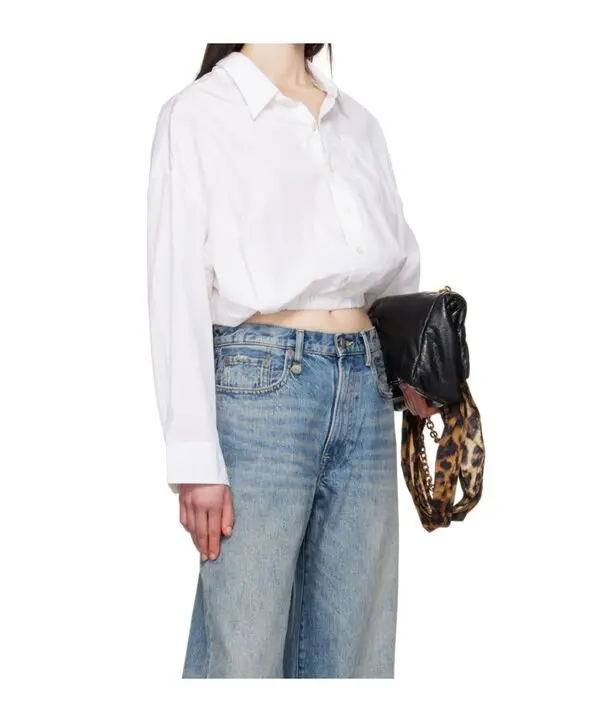 R13 Crossover Bubble Shirt