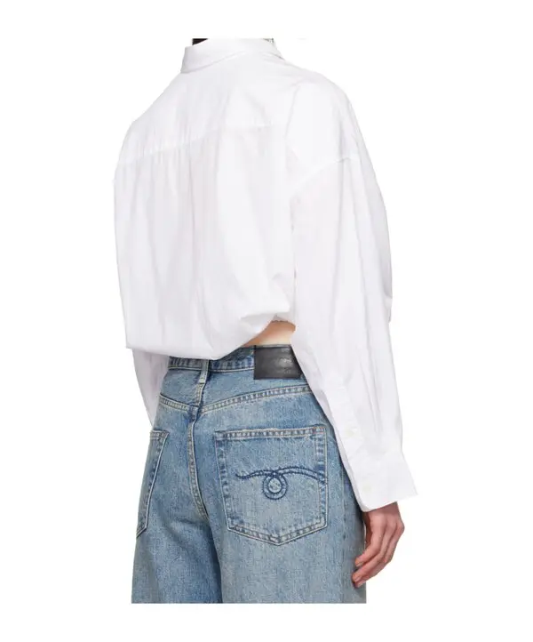 R13 Crossover Bubble Shirt