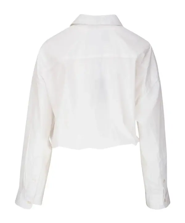 R13 Crossover Bubble Shirt - White