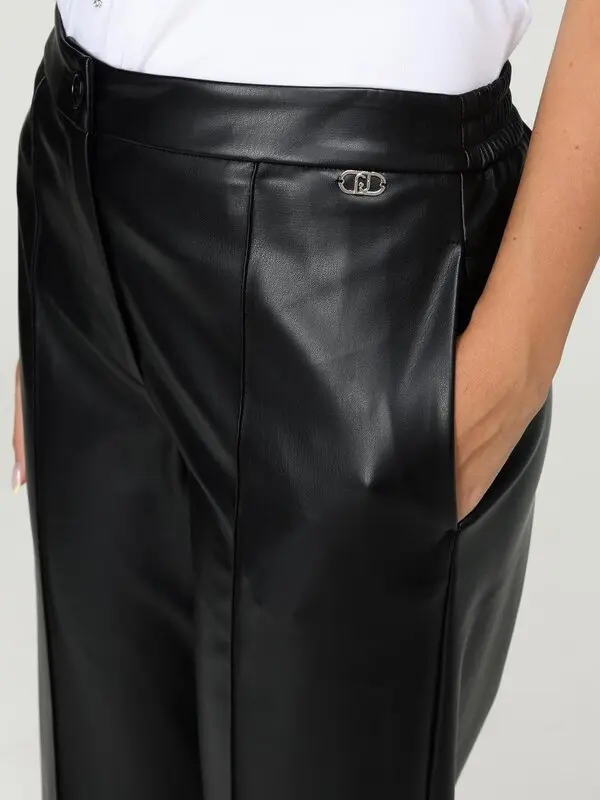 Liu Jo Wide-leg Leather Pants
