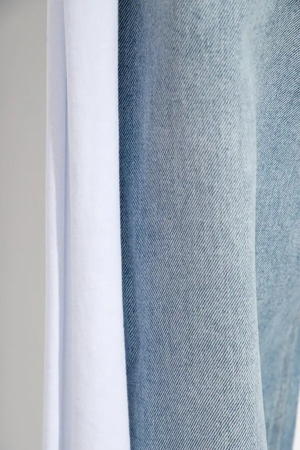DIESEL® Side Stripe Wide Leg Jeans
