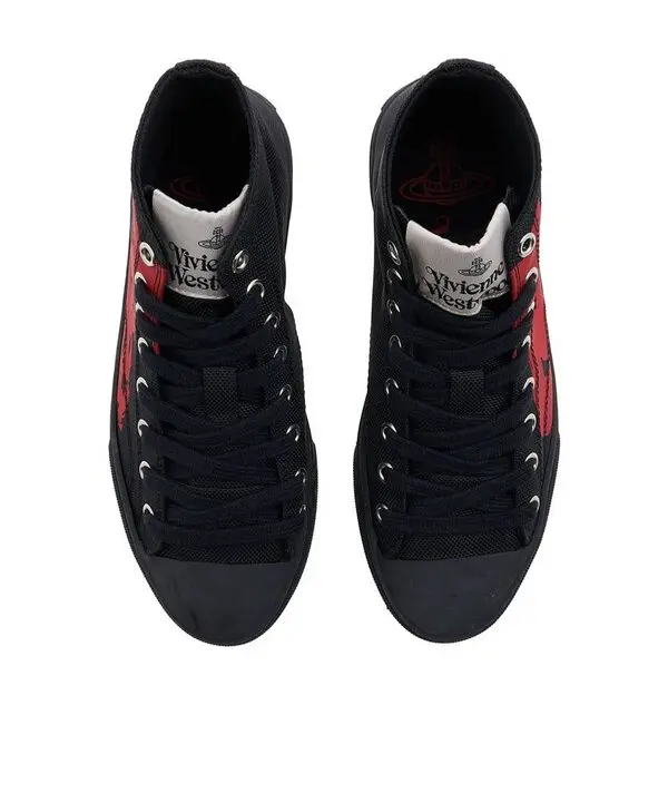 VIVIENNE WESTWOOD Logo-print High-top Sneakers