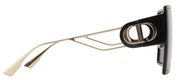 Dior 30 Montaigne Square Frame Sunglasses - Gray