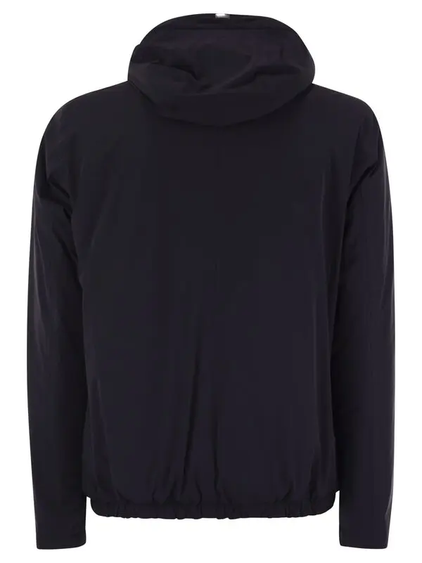 Herno Quilted Hooded Jacket With Drawstring