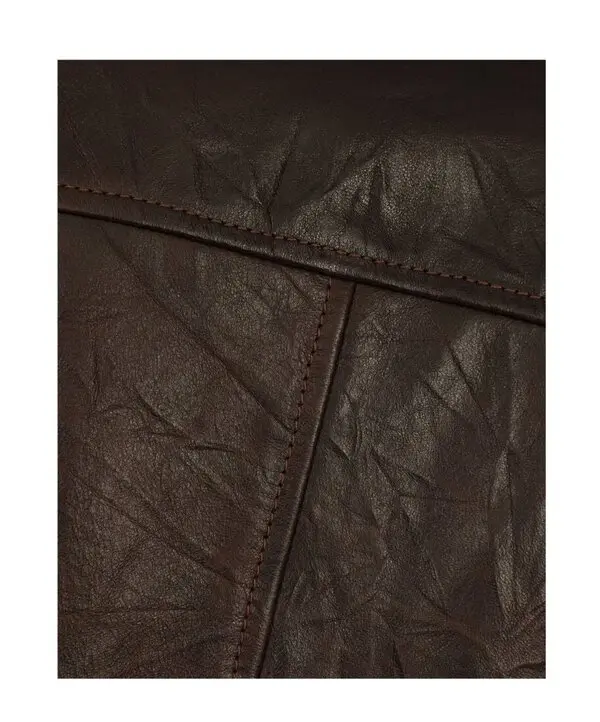 Dolce & Gabbana Crinkled Effect Leather Zip Jacket
