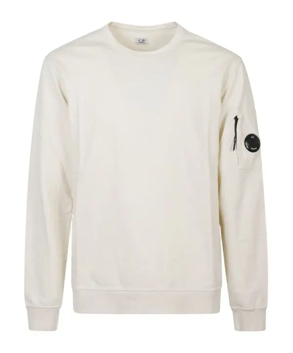 C.P. COMPANY Logo-detail Sweatshirt - White