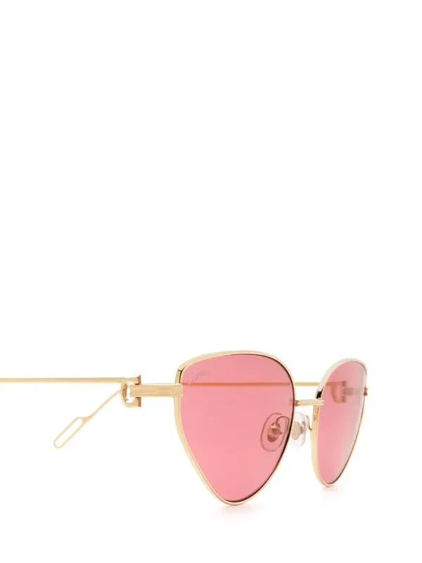 Cartier Première Cat-eye Frame Sunglasses - Pink