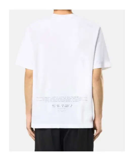 Stone Island Compass Printed Crewneck T-shirt - White