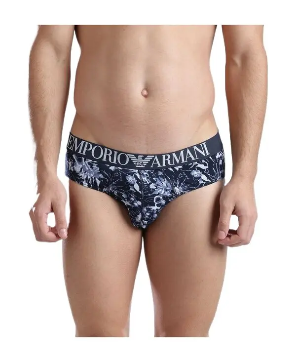 Emporio Armani Printed Triangular Underwear - Nude
