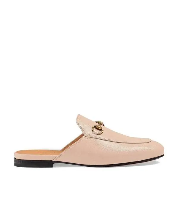 Gucci Princetown Muller Mules With Horsebit Detail