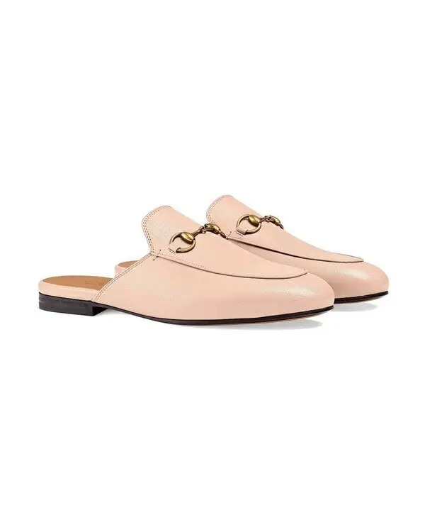 Gucci Princetown Muller Mules With Horsebit Detail