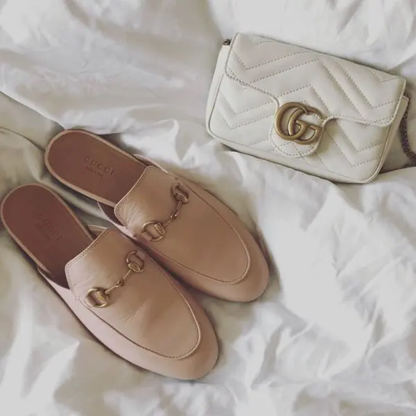 Gucci Princetown Muller Mules With Horsebit Detail
