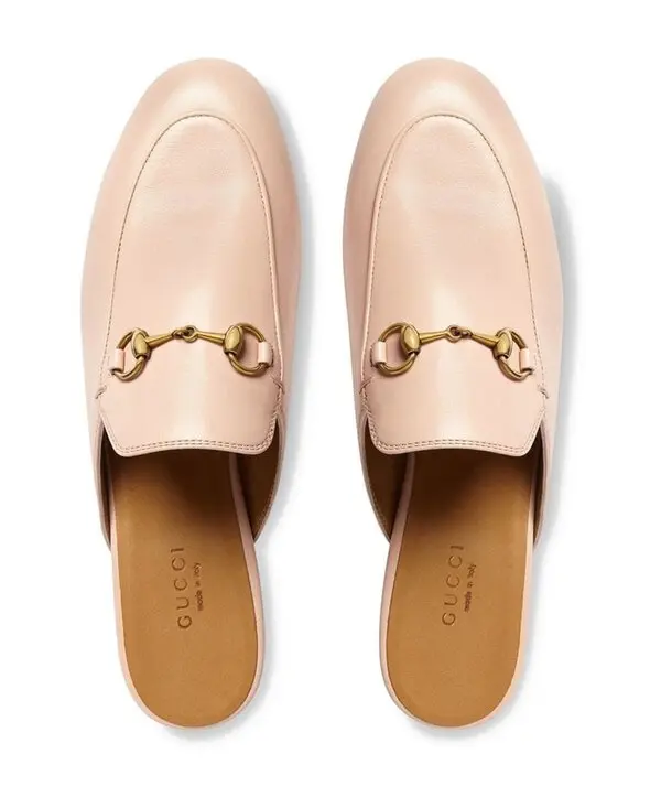 Gucci Princetown Muller Mules With Horsebit Detail